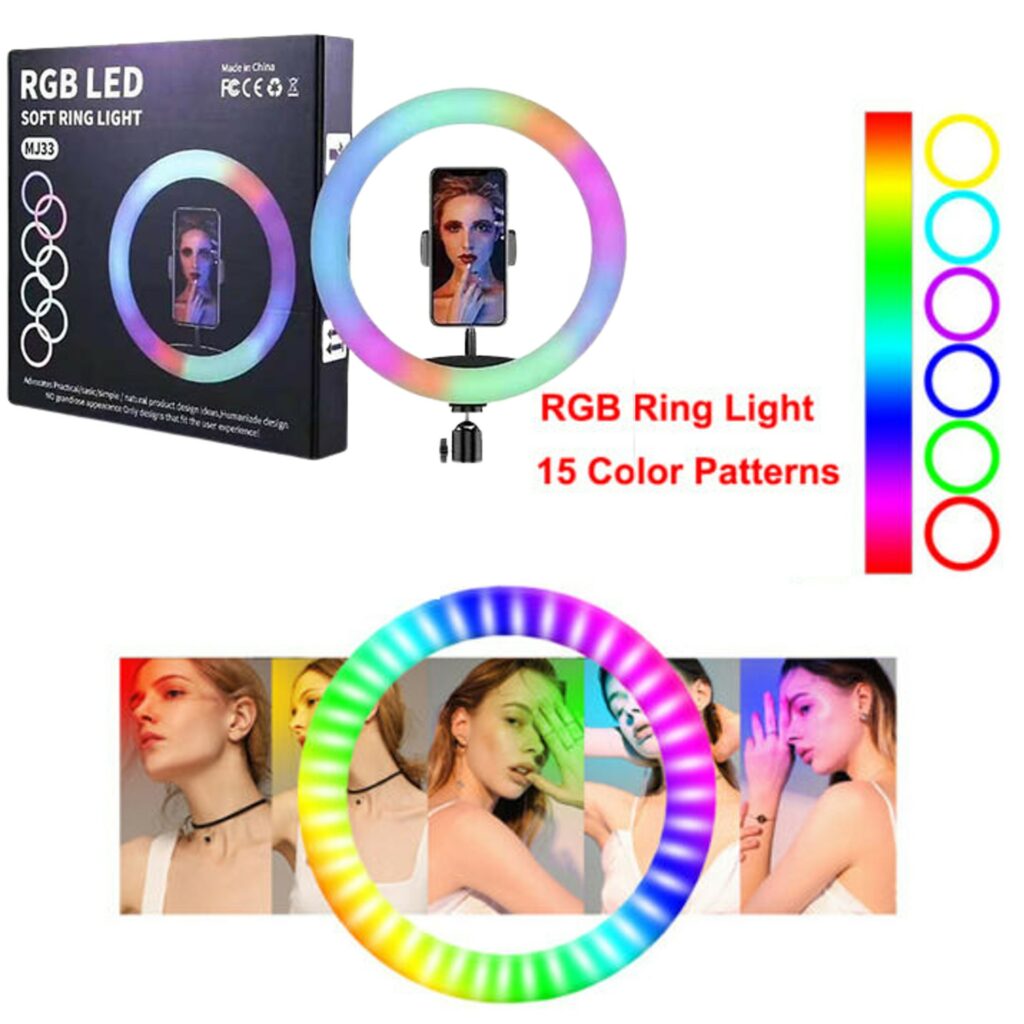 Aro Anillo Luz Led 26cm Con RGB | Romy